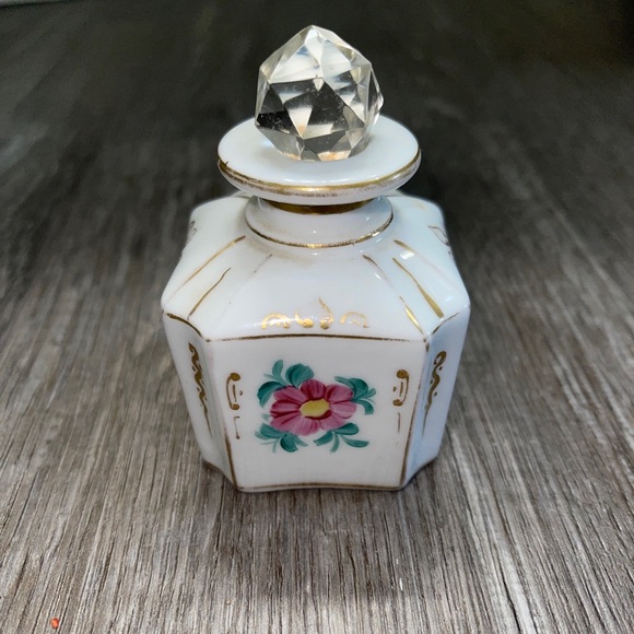 Accents | Antique Victorian Hand Painted Floral Porcelain Cologne ...